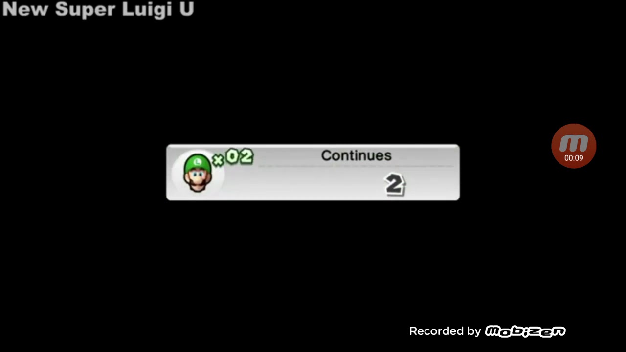 New Super Luigi U Game Over Screen Reversed - YouTube