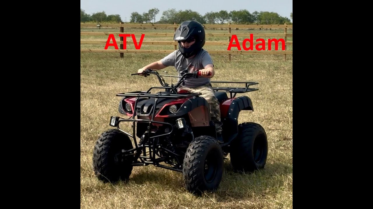 ATV Adam checking out the mud after rainy days on camo 4wheeler. - YouTube