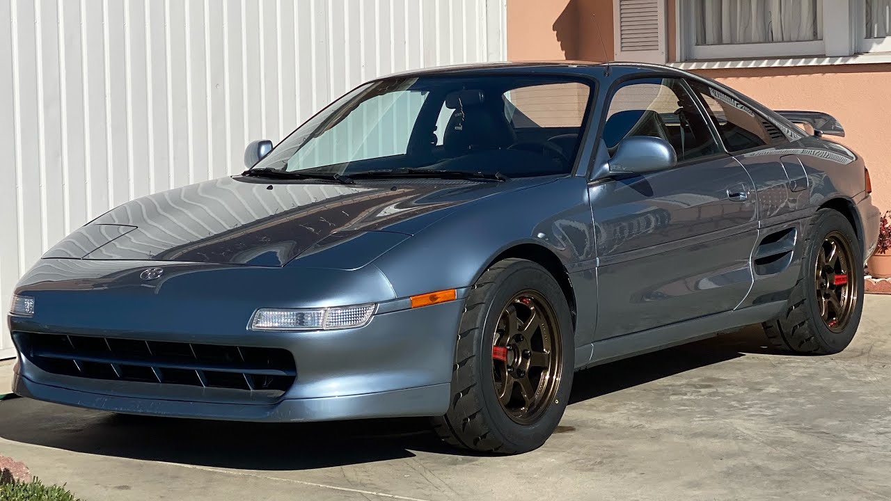 FULL UPDATE ON THE TOYOTA MR2 | FRESH PAINT TE37"S & R888's - YouTube