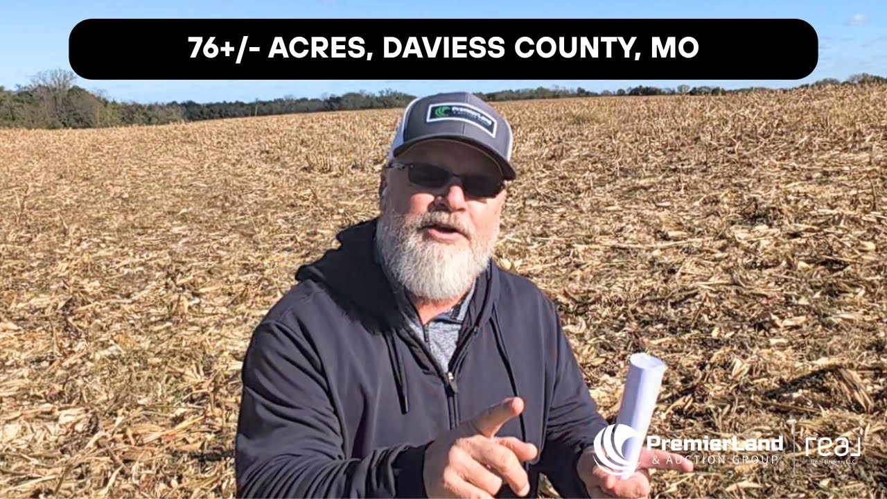 Land for Sale Daviess County, MO - Dennis Prussman - YouTube