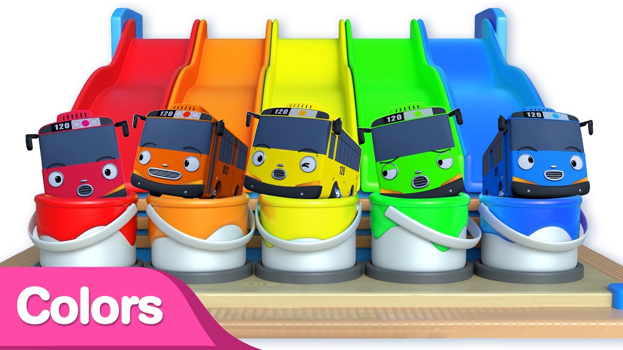 Learn Colors with Tayo!🎨 | 30min Color Songs for Kids | Tayo Songs for ...