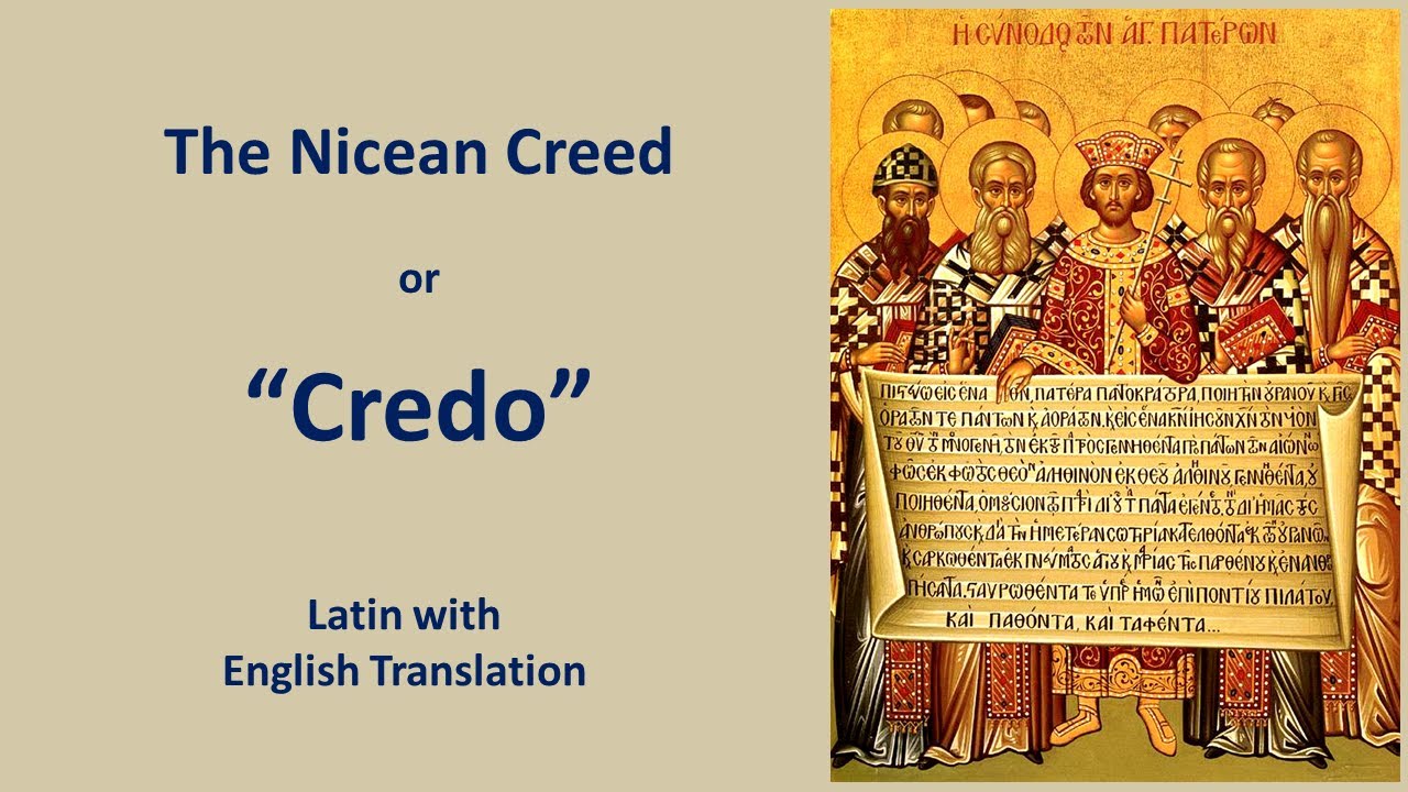 Credo (Nicean Creed) Latin with English subtitles - YouTube