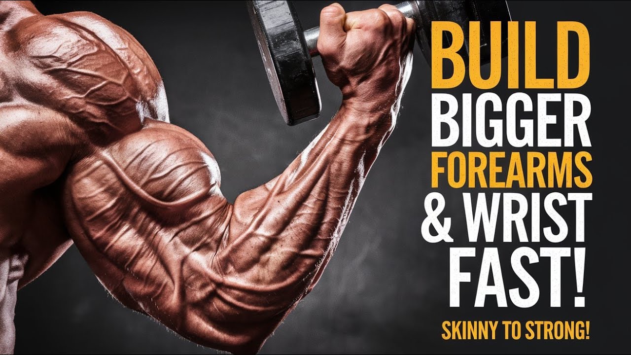How Skinny Guys Can Build Bigger Forearms & Wrists Fast - YouTube