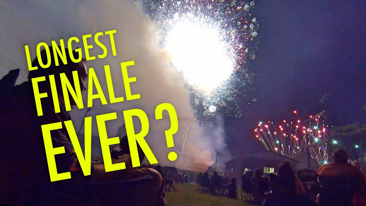 LONGEST FIREWORKS FINALE EVER!? - YouTube