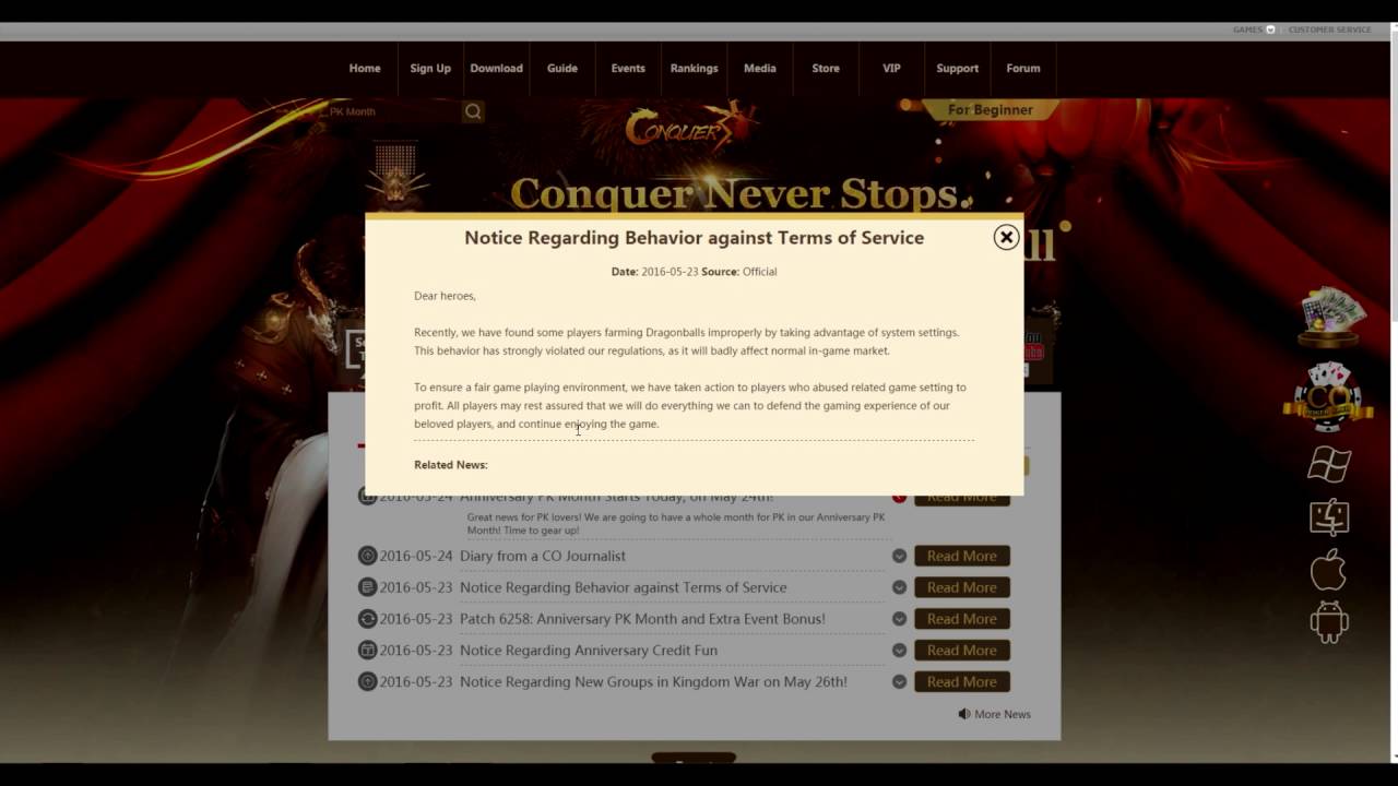 Conquer Online - Tq taking monk farming items? - YouTube