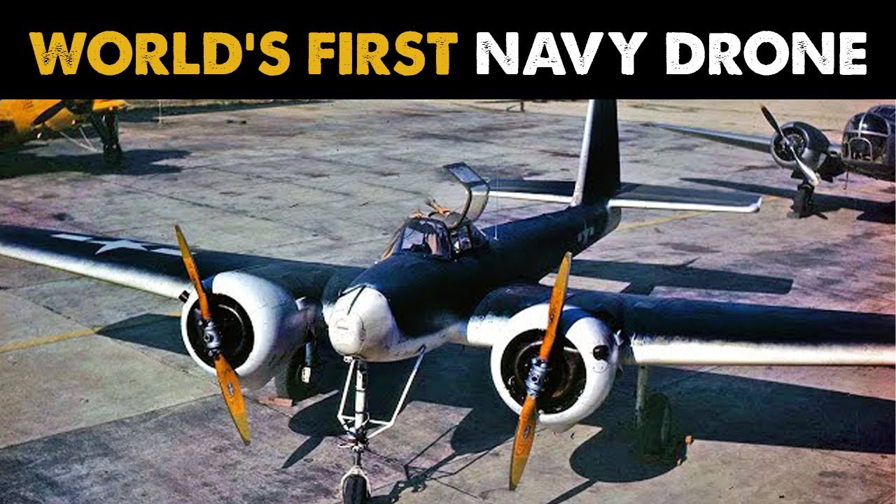 World's First Navy combat Drone TDR-1 - YouTube