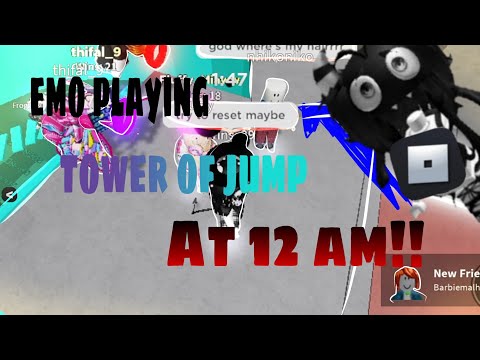 an EMO playing Tower Of Jump At 12 AM!! 😨😰 (Roblox Tower Of Jump) - YouTube
