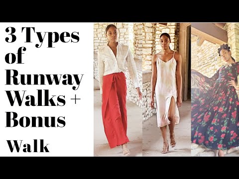 3 Types Of Runway Walks + (BONUS 4th Walk) - YouTube