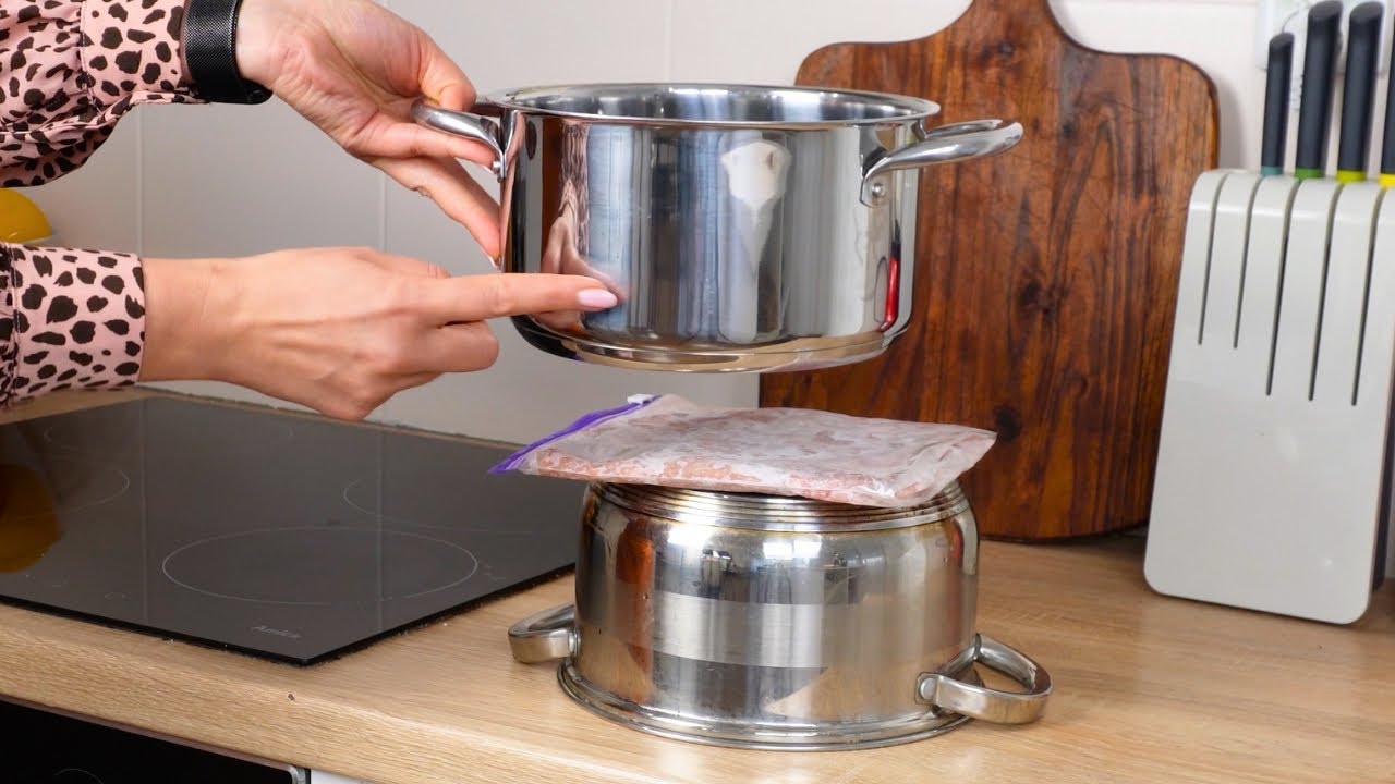 Quick Hack to Defrost Meat in Minutes! - YouTube