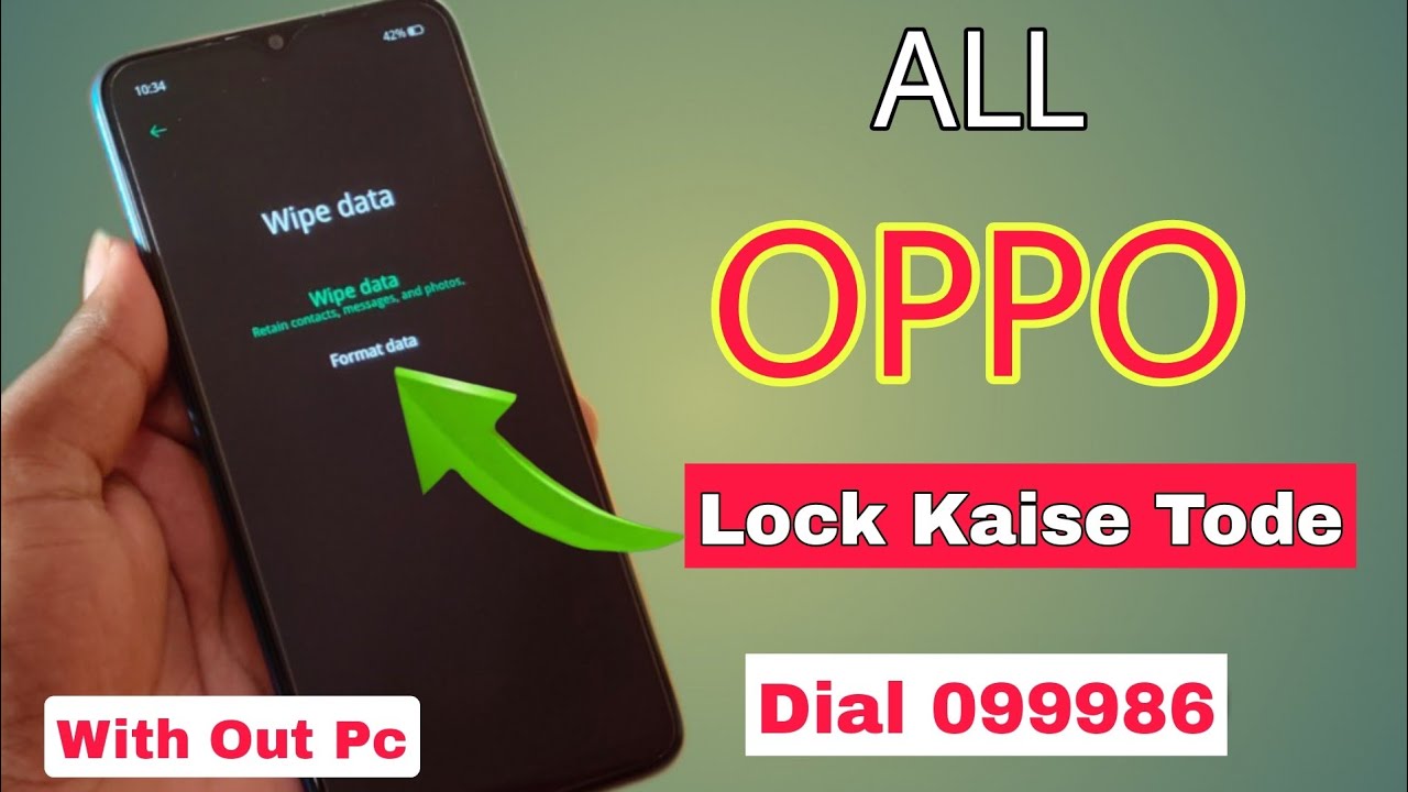 All Oppo Reset Password How to fix forgot lockscreen Password Any OPPO ...