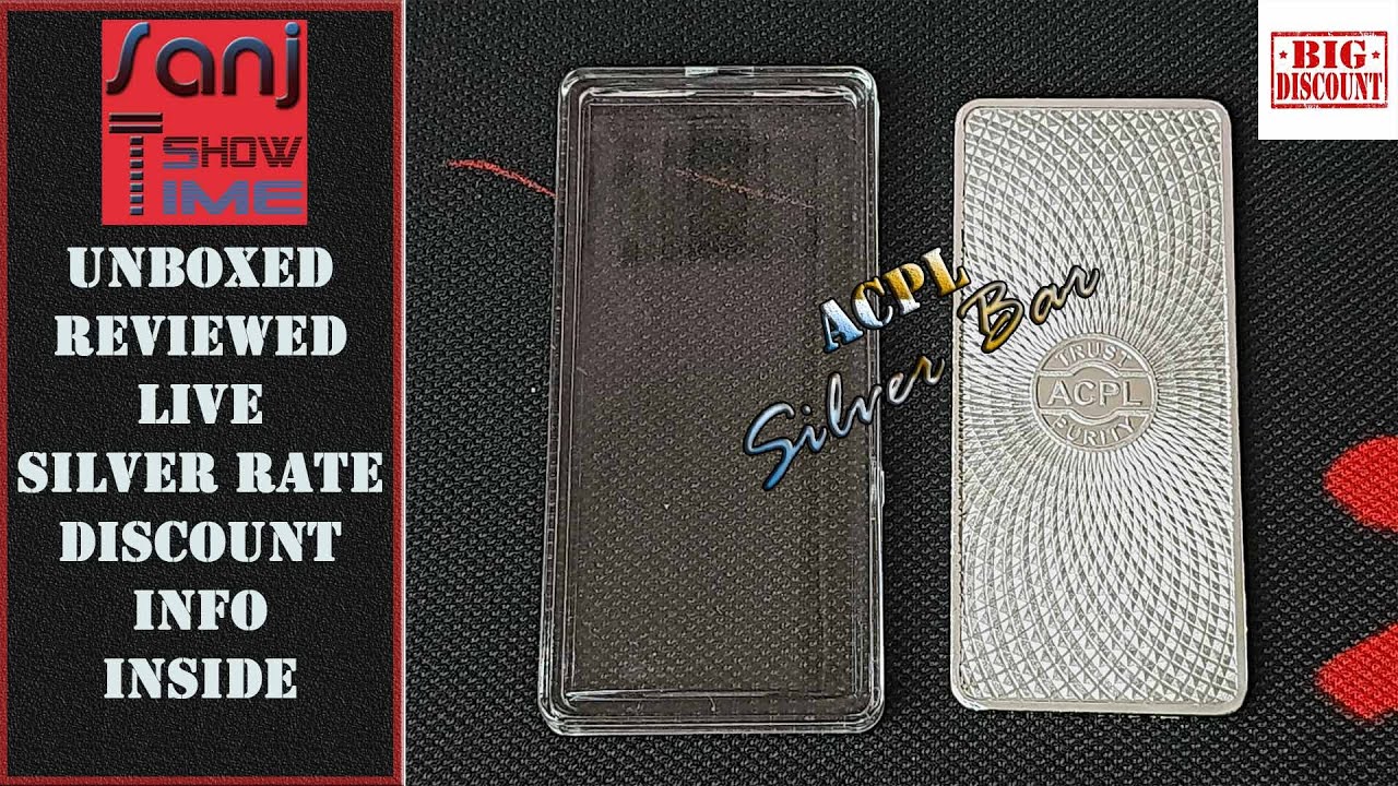 ACPL Silver Bar Fine Silver 999.0 Review - YouTube