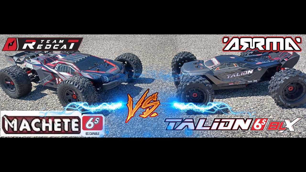 Arrma Talion 6S vs Redcat Machete 6S Bash ON - YouTube