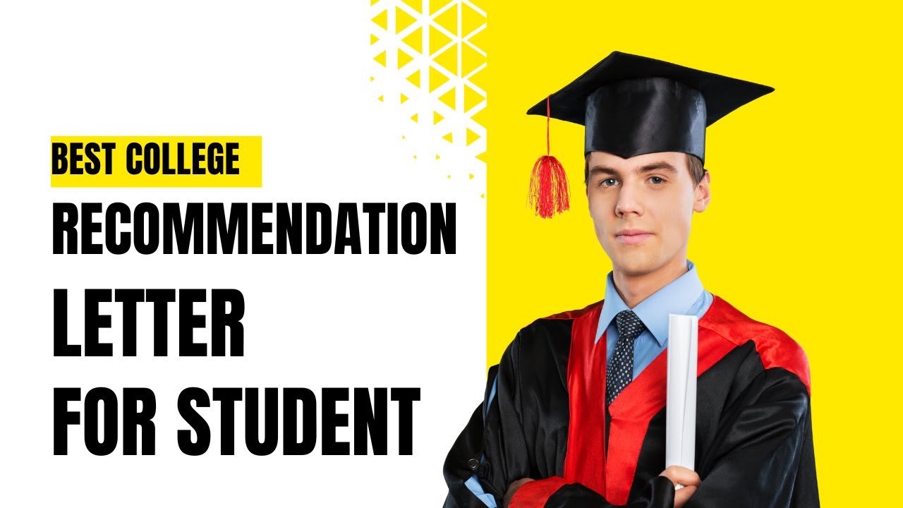 How to Write Collage Recommendation Letter - YouTube