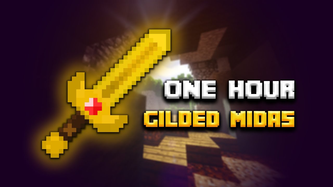 LOOT OF 1 HOUR OF GILDED MIDAS! [Hypixel Skyblock] - YouTube