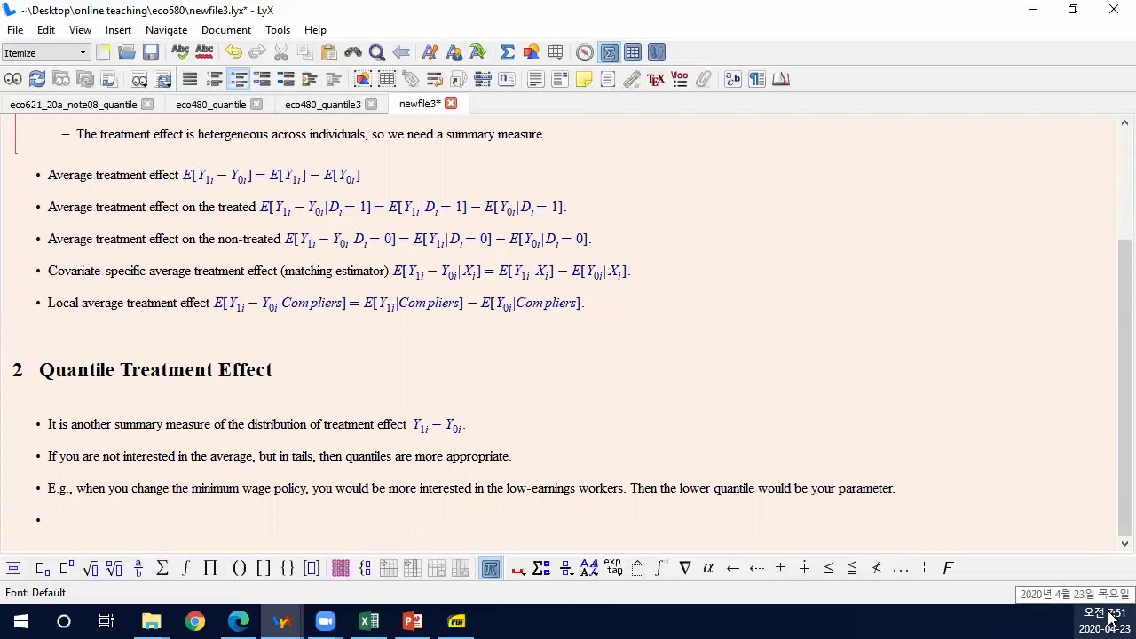 Statistical Causal Inference L18 (1/3) - YouTube