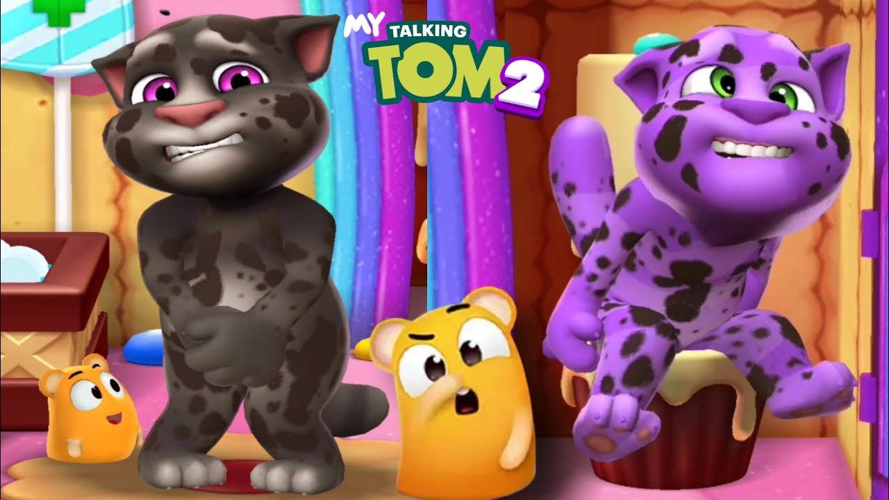Toilet Funny Poop💩🚽My Talking Tom 2 vs Talking tom 1/ Gameplay (ios ...