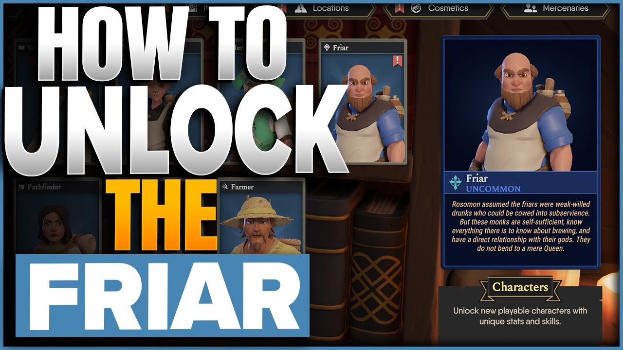 How To Unlock The Friar Class In For The King 2 - YouTube
