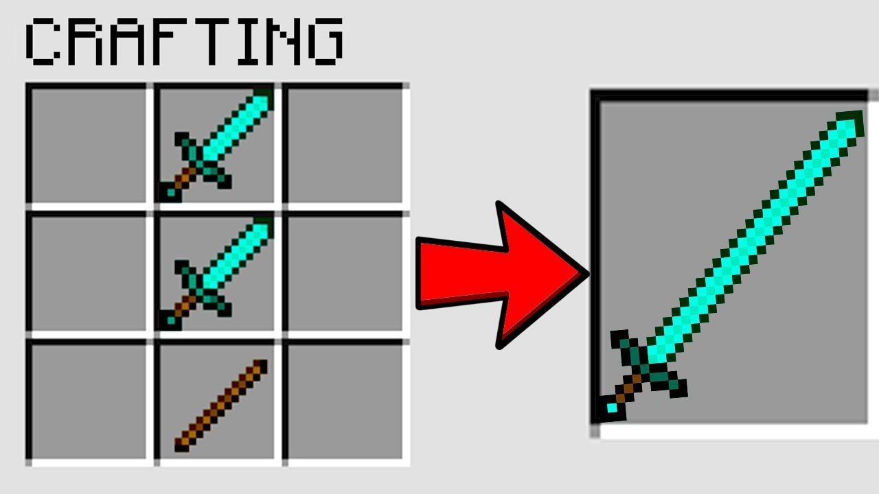 longest sword in minecraft - YouTube