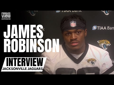 Jaguars rookie James Robinson Discusses Being Named Starting Running Back After Going Undrafted