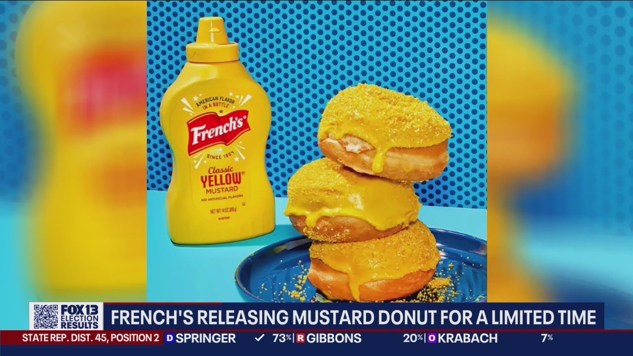 French's releasing mustard donut for a limited time | FOX 13 Seattle ...
