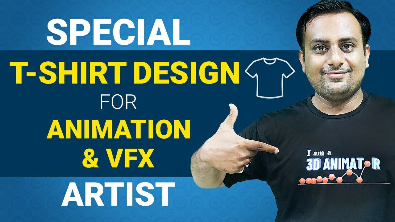 Custom T Shirts Design for Animation and VFX Artist - YouTube