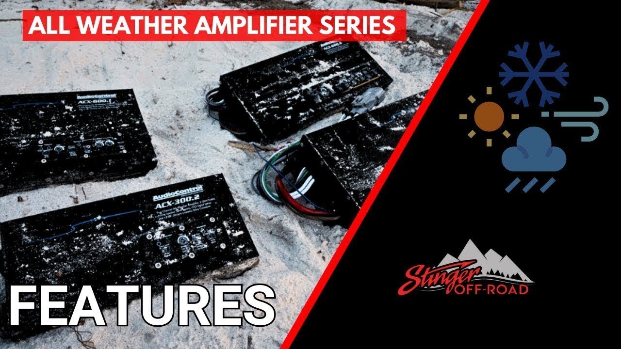 FEATURES: AudioControl ACX Mono Marine All Weather Amplifiers | #audiocontrol #amplifier - YouTube