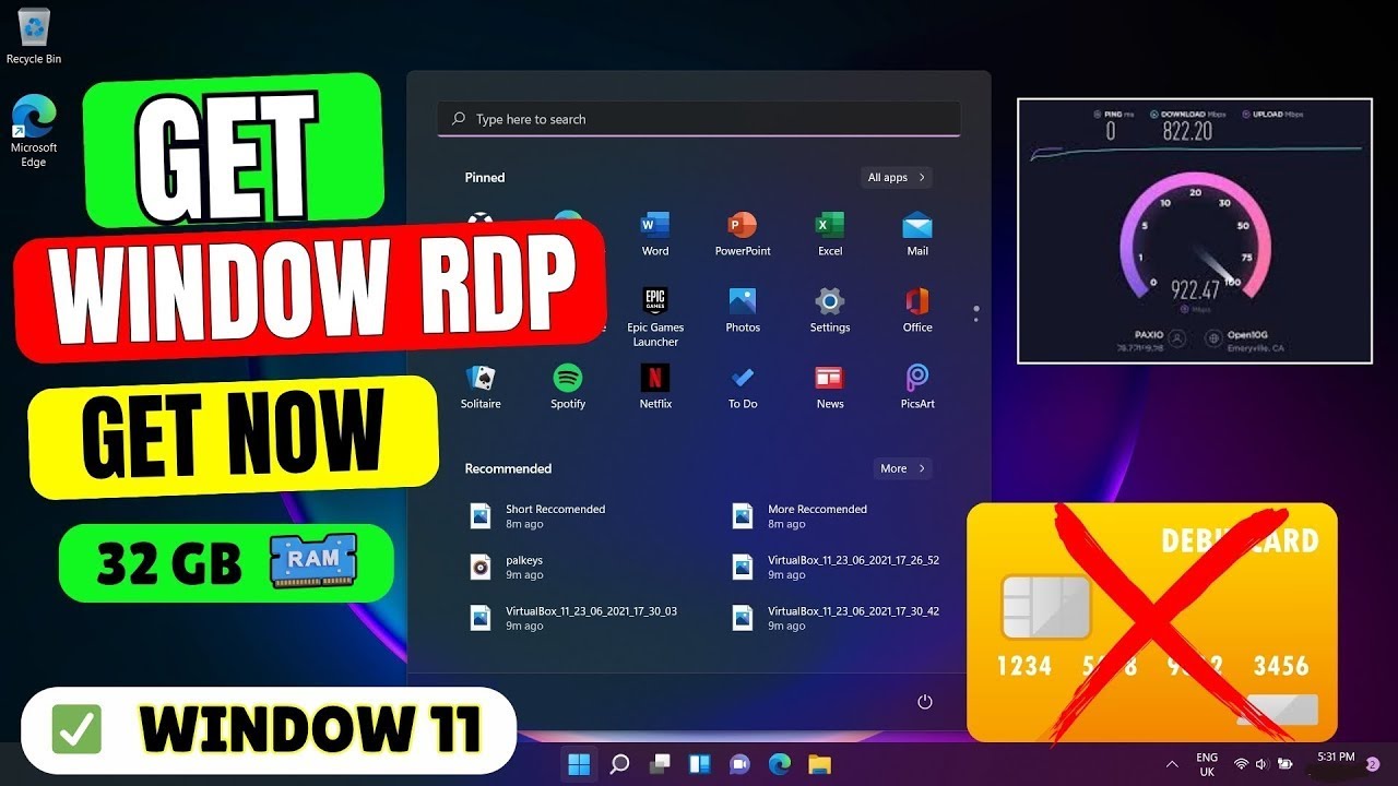Get RDP/VPS with 32GB RAM | New Method Unlocked 2025 - YouTube