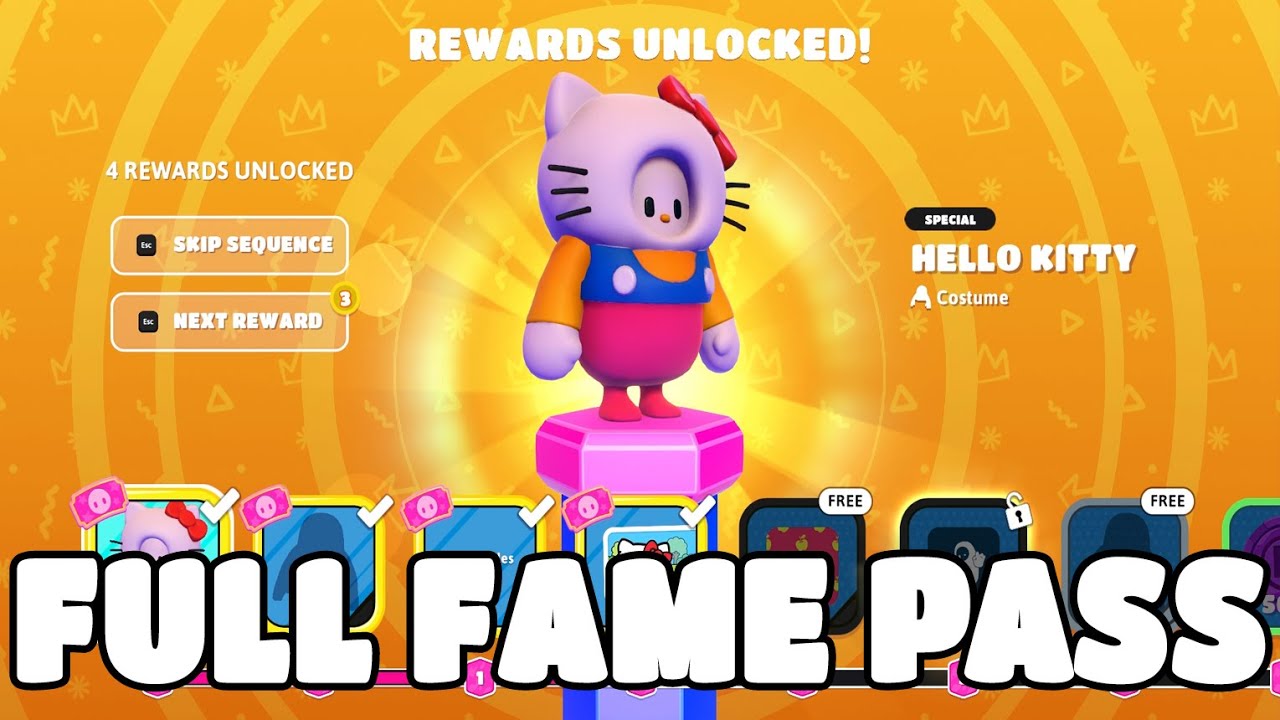 Fall Guys Season 4 Full Fame Pass 1 - YouTube