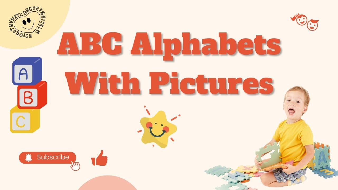 Alphabets in English, ABC Alphabets With Pictures, English Alphabets ...