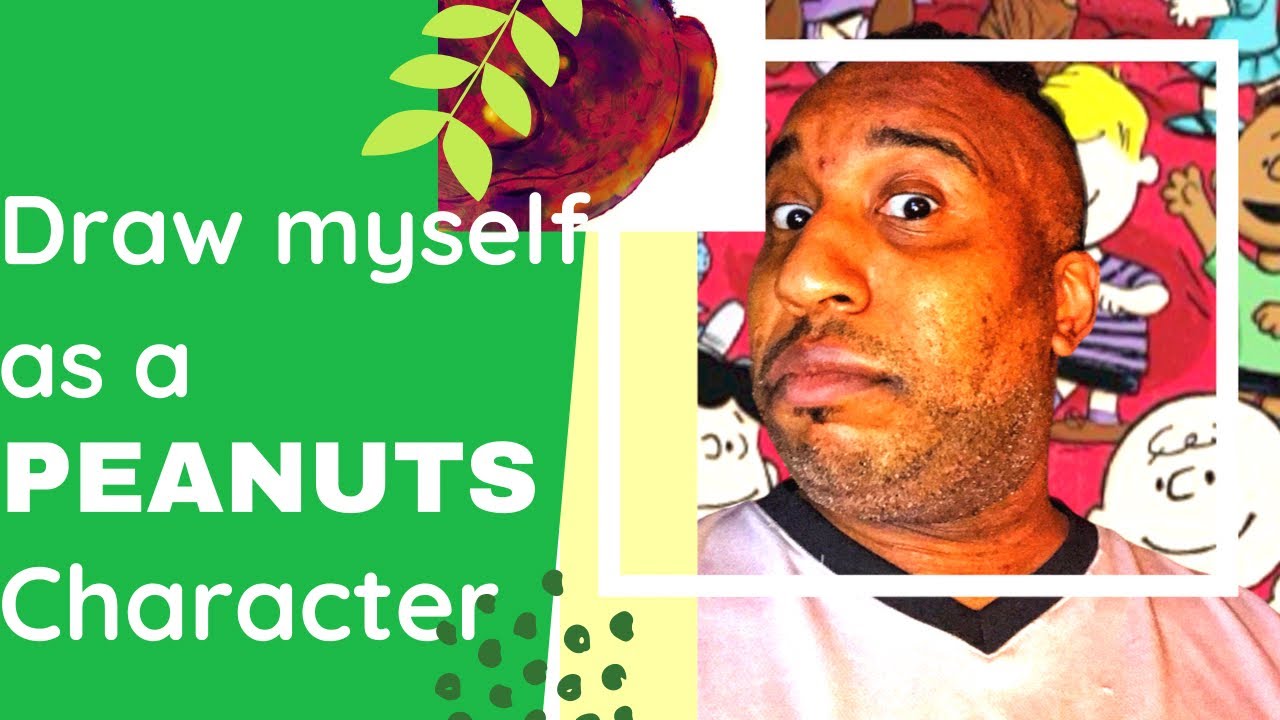 DRAWING Myself in the Peanuts Style? (Art Challenge) - YouTube