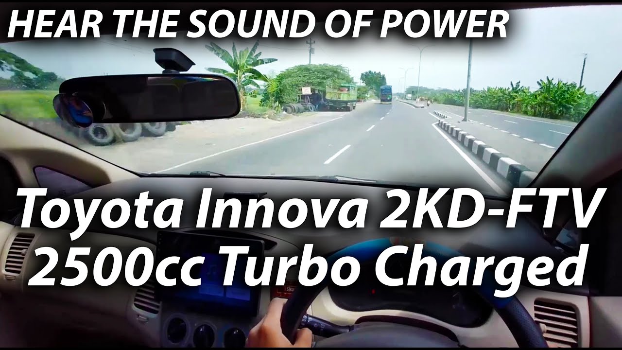 Toyota Innova Turbo Diesel 2KD-FTV Engine Sound Camper Modified ...