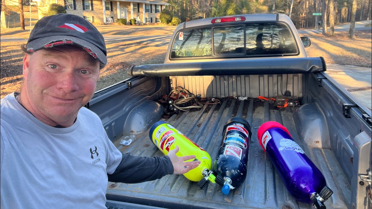 DIY Scuba Tank Rack for Truck Beds (No More Rolling Tanks!) - YouTube