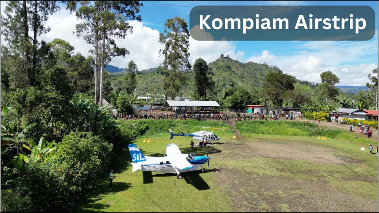 Kompiam Airstrip (NOT clickbait) ;) - YouTube