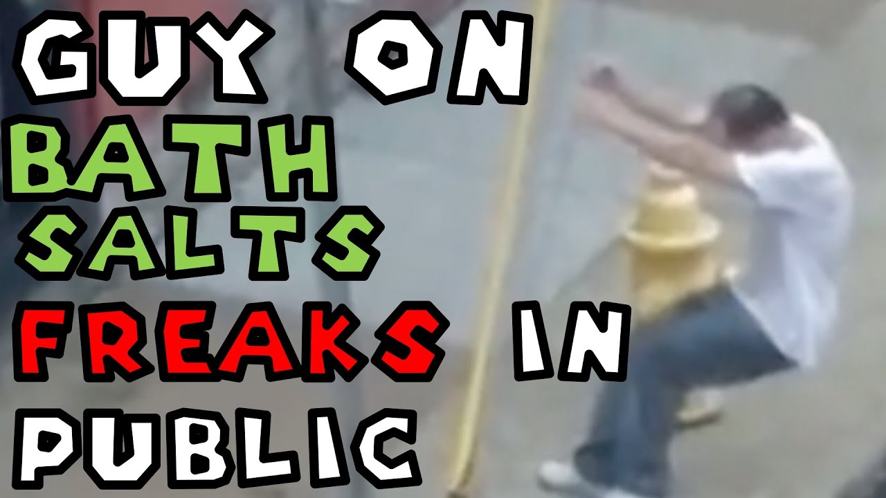 Guy on Bath Salts Freaks in Public - YouTube
