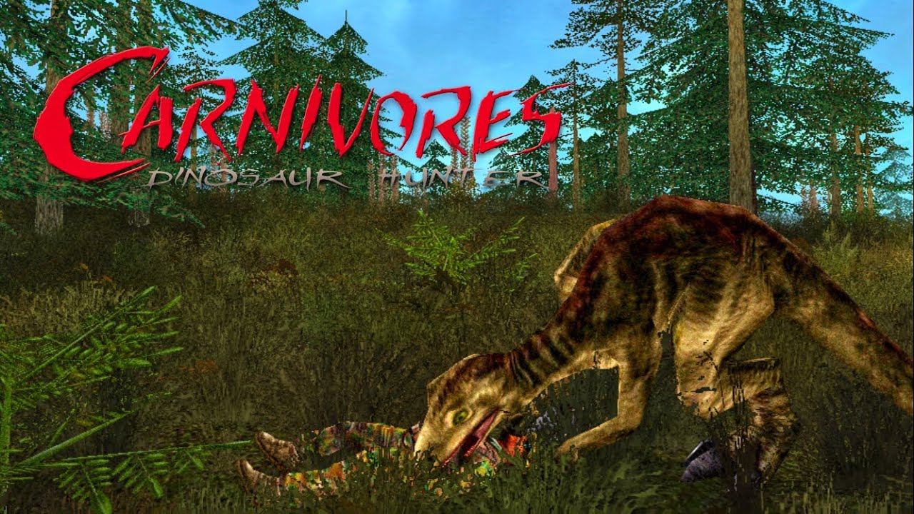 Playing carnivores Dinosaur hunter for the first time on my channel ...
