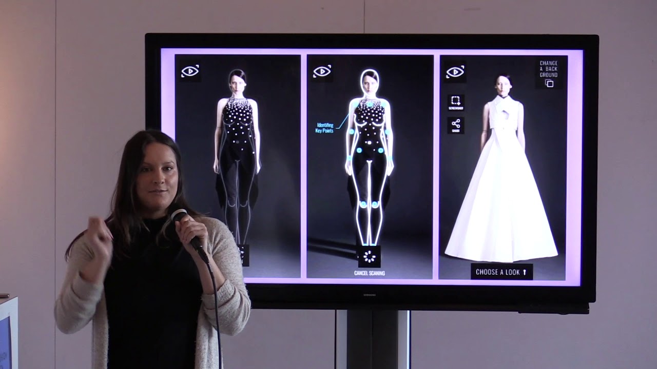 FashionTech Works: AR Smart Dress - YouTube