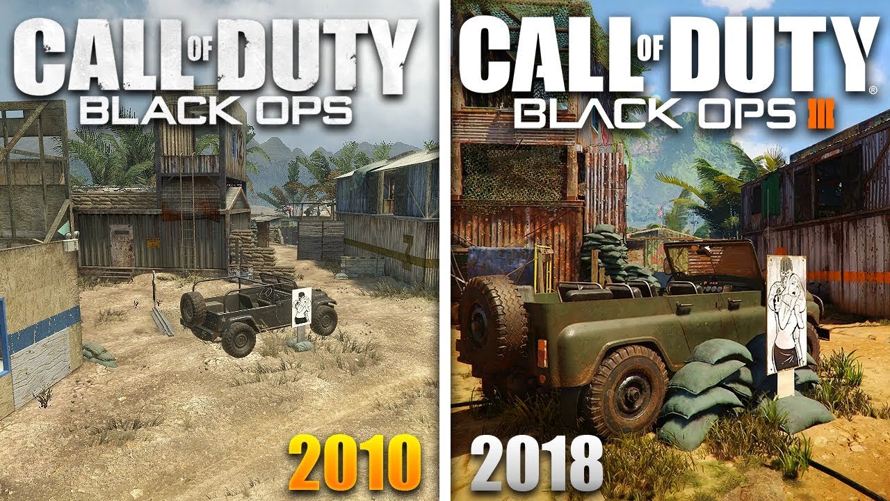 Firing Range (BO1) vs. Firing Range Remastered (BO3) - Map Comparison ...