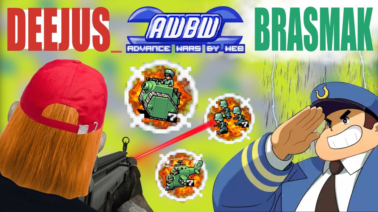 Insane Advance Wars Games: Deejus_ Vs Brasmak (Fog: Seashoals!?) - YouTube