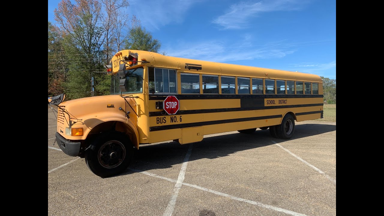 1995 International/Navistar 3800 Blue Bird 71 Passenger School Bus ...