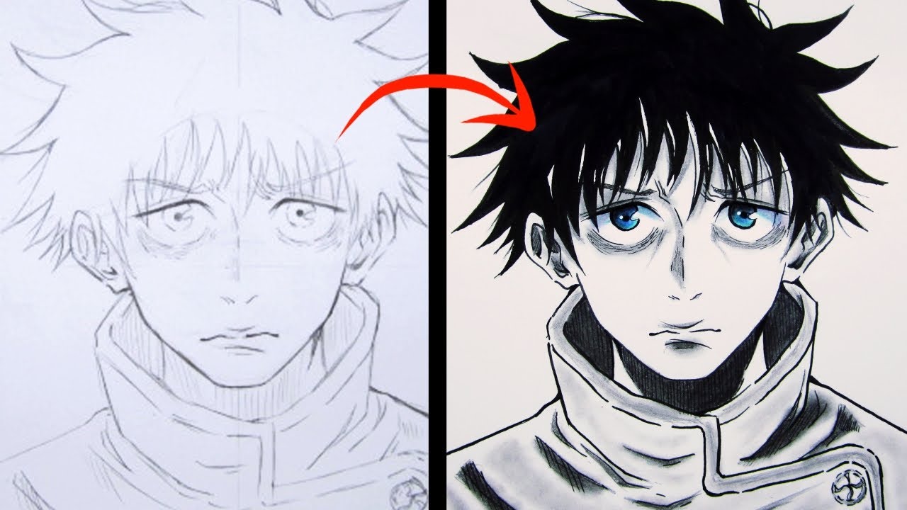 Como dibujar a YUTA OKKOTSU | Drawing YUTA OKKOTSU | JUJUTSU KAISEN 0 ...
