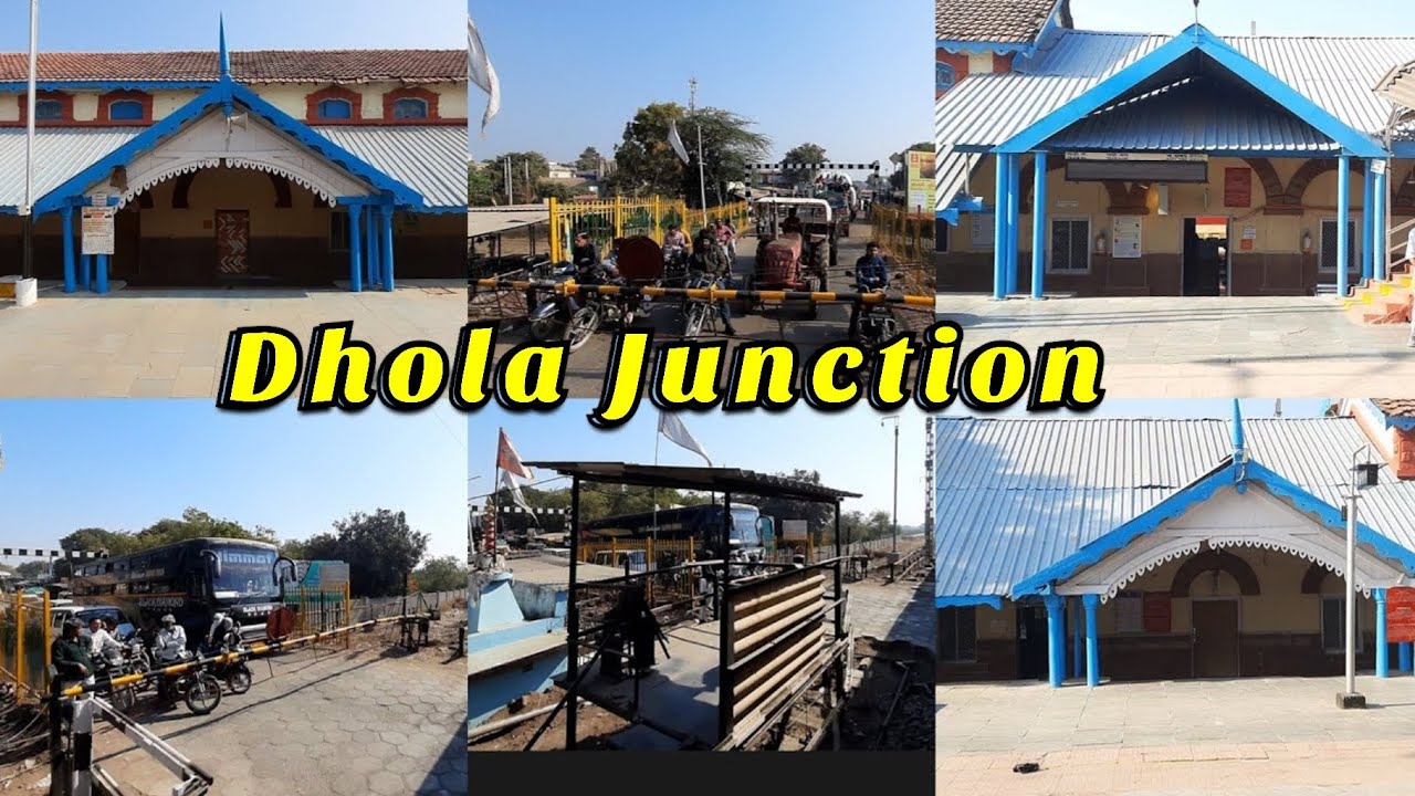 Short trip in three passenger trains, Dhola Junction platform no. 1 2 ...