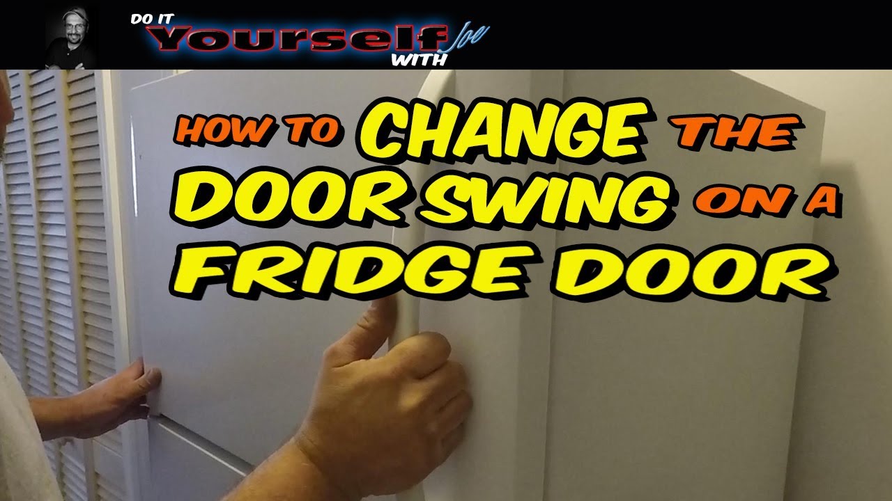how to reverse your refrigerator door - YouTube