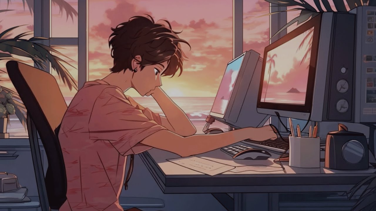 Lofi music / Anime study music 🌿 Study & Work Music Relax/ Cozy/ Stress ...