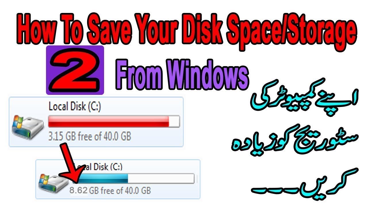 #2 How To Free Up Your Hard Disk Space in Windows (2020) | Save Disk ...
