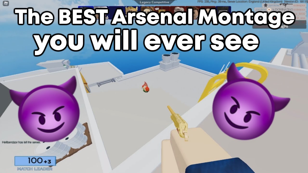 The Best Roblox Arsenal Montage You Will Ever See Youtube
