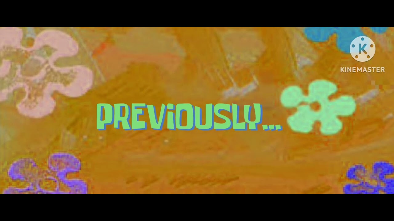 SPONGEBOB TIME CARD PREVIOUSLY - YouTube