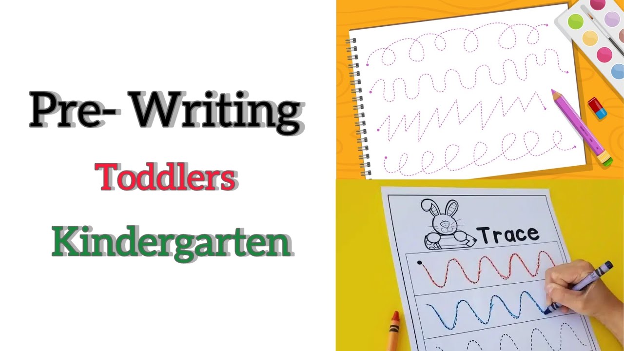 Pre-writing | kindergarten | Handwriting practice | writing practice ...