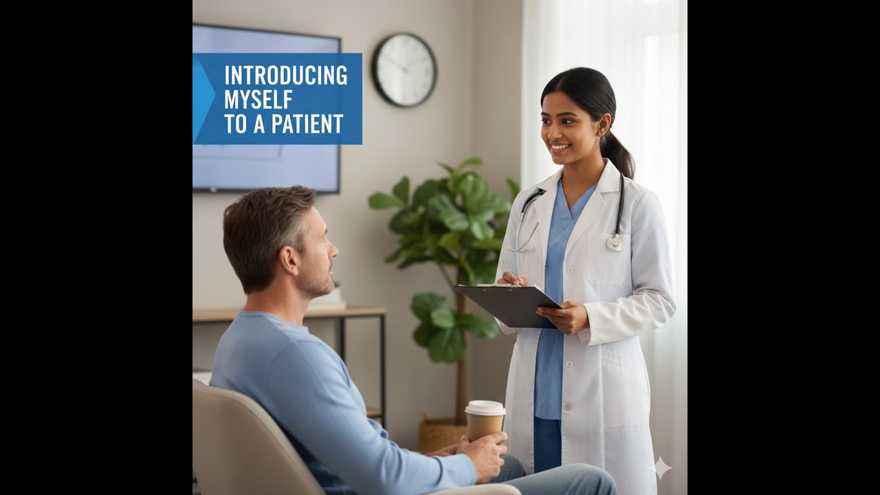How to introduce yourself to a patient in Spanish -part I - YouTube