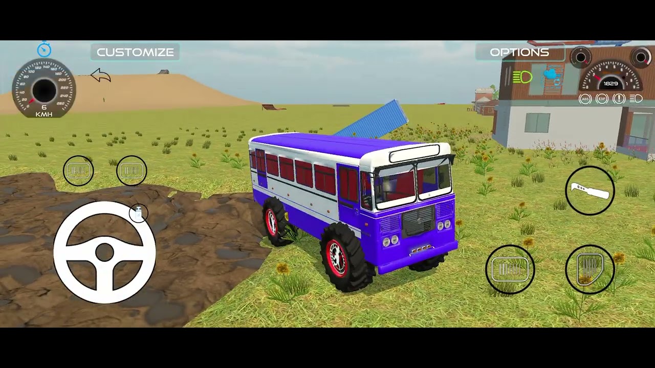 Blue 💙 Roadways Bus simulator - YouTube