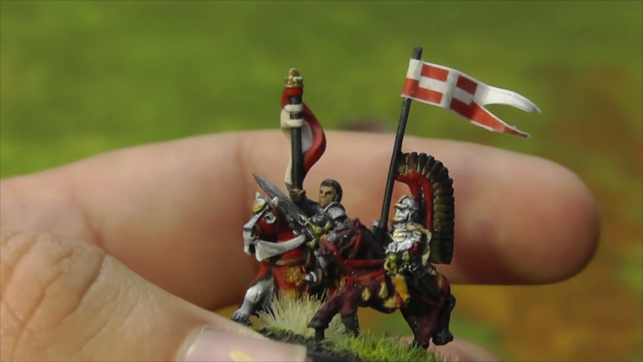 Warhammer Warmaster: Bretonnia Army Start - SGC Studio Update - YouTube